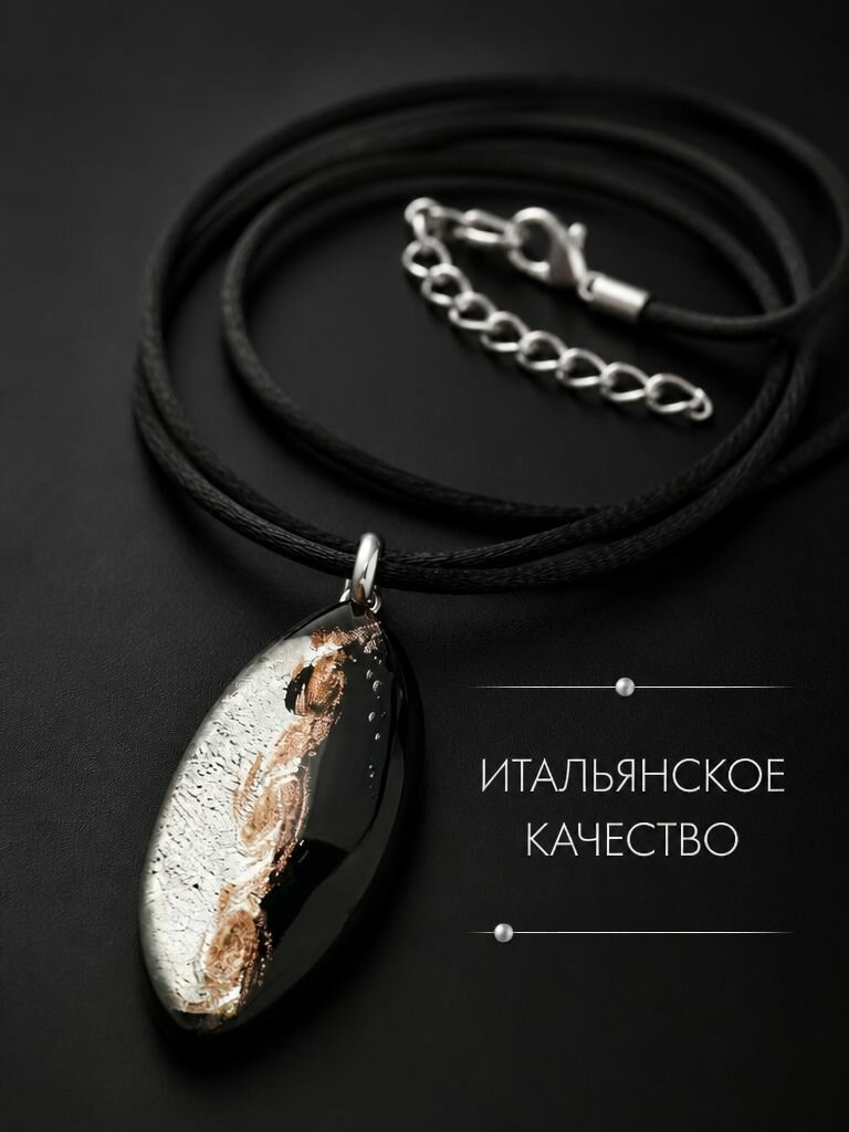 Колье, стекло, муранское стекло