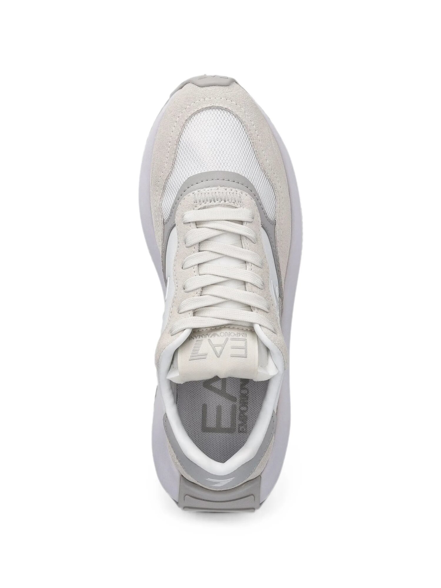 Кроссовки EA7 EMPORIO ARMANI Logo-patch panelled sneakers, размер 5.5, разноцветный — фото 1