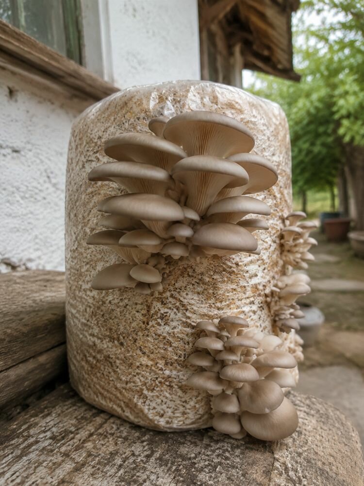 Семена, мицелий, вешенки, для новичков Oyster mushroom - 150гр