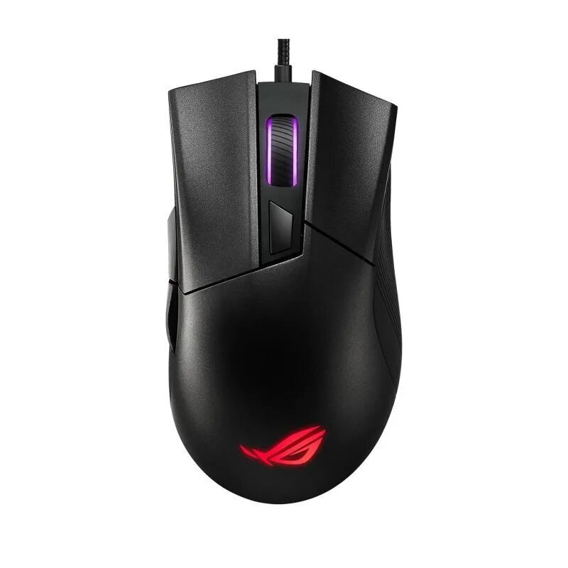 Игровая мышь проводная ROG Gladius II Core, черный, оптический сенсор, подсветка