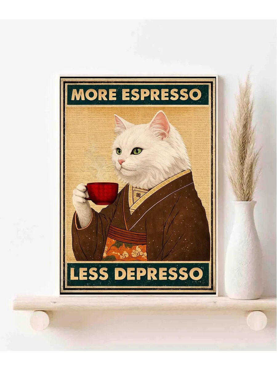 Турецкая ангора, More Espresso, Плакат 30x42см