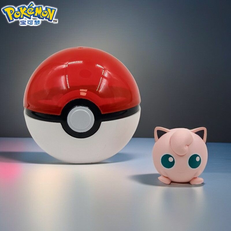 Фигурки Покемон (Pokemon)/Pokmon Palmsize Wonders, Pok Ball & Jigglypuff 3cm, Украшения для рабочего стола и автомобиля