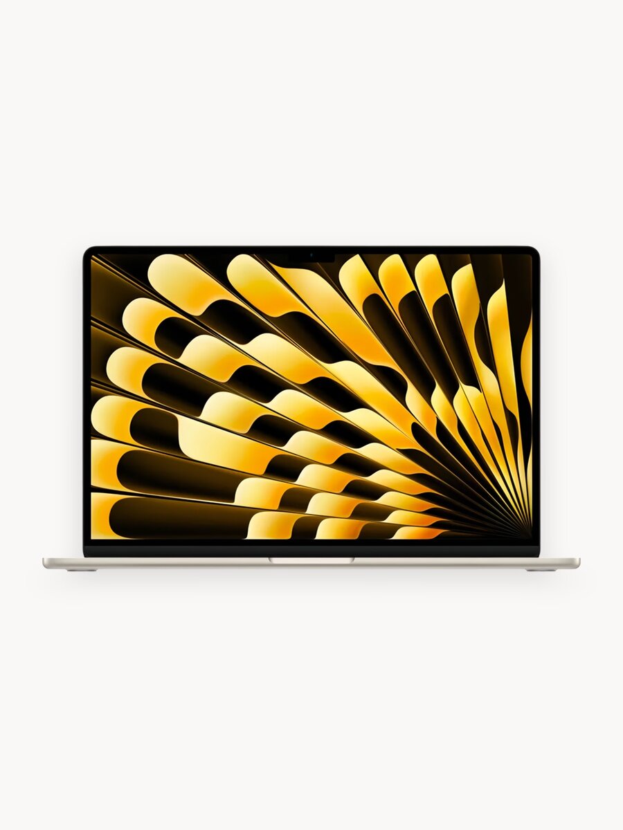 Ноутбук Apple MacBook Air 15 2025 M4 16/256GB Starlight (MW1J3) Русская раскладка(гравировка)