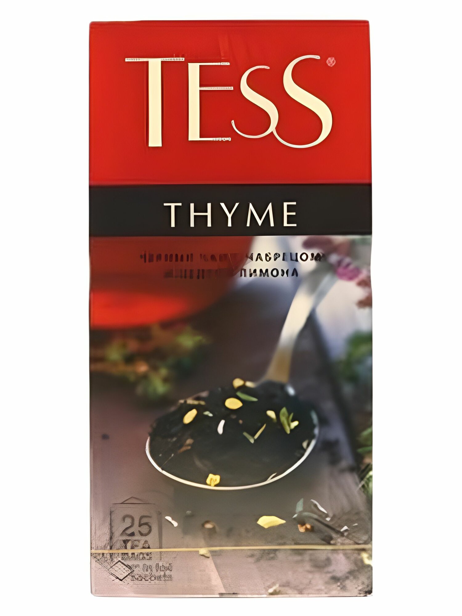 Чай в пакетиках черный Tess Thyme,25 пак.