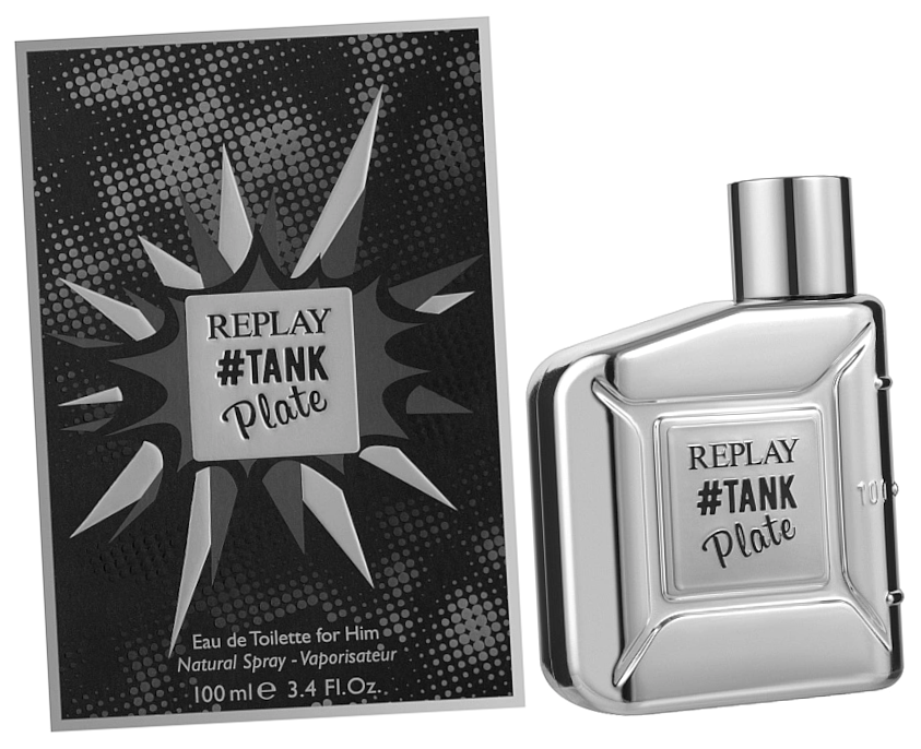 Мужские духи Реплей Танк Плейт Фо Хим 100 мл - Replay Tank Plate For Him