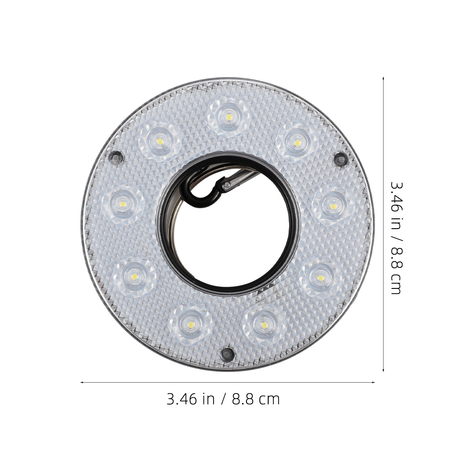 Переносной Светильник Для Кемпинга С LED Подсветкой Размер 7.8X7.8X2CM