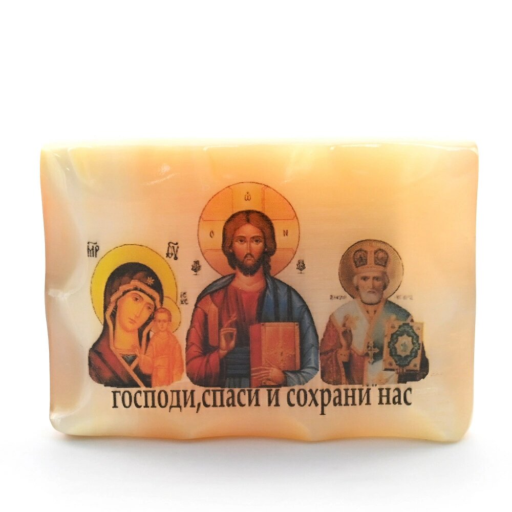 Икона автомобильная на липучке, прямоугольник 60*45мм,