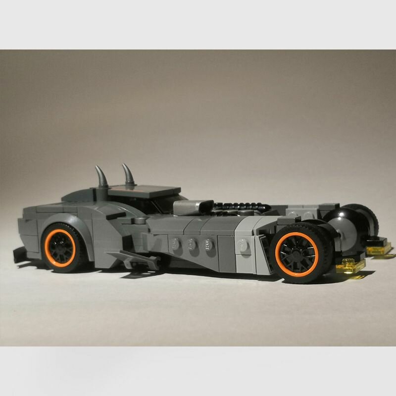 Строительные блоки moc, бэтмобиль "Белый рыцарь", обучающие частицы, кубики, пластиковые конструкции могут быть изготовлены из готовых моделей игрушек из строительных блоков