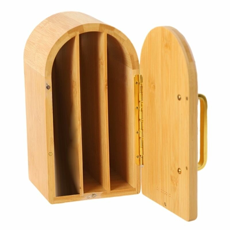 Деревянный ящик для хранения мобильного телефона с отделениями, конференц-мобильного телефона-цвет древесины