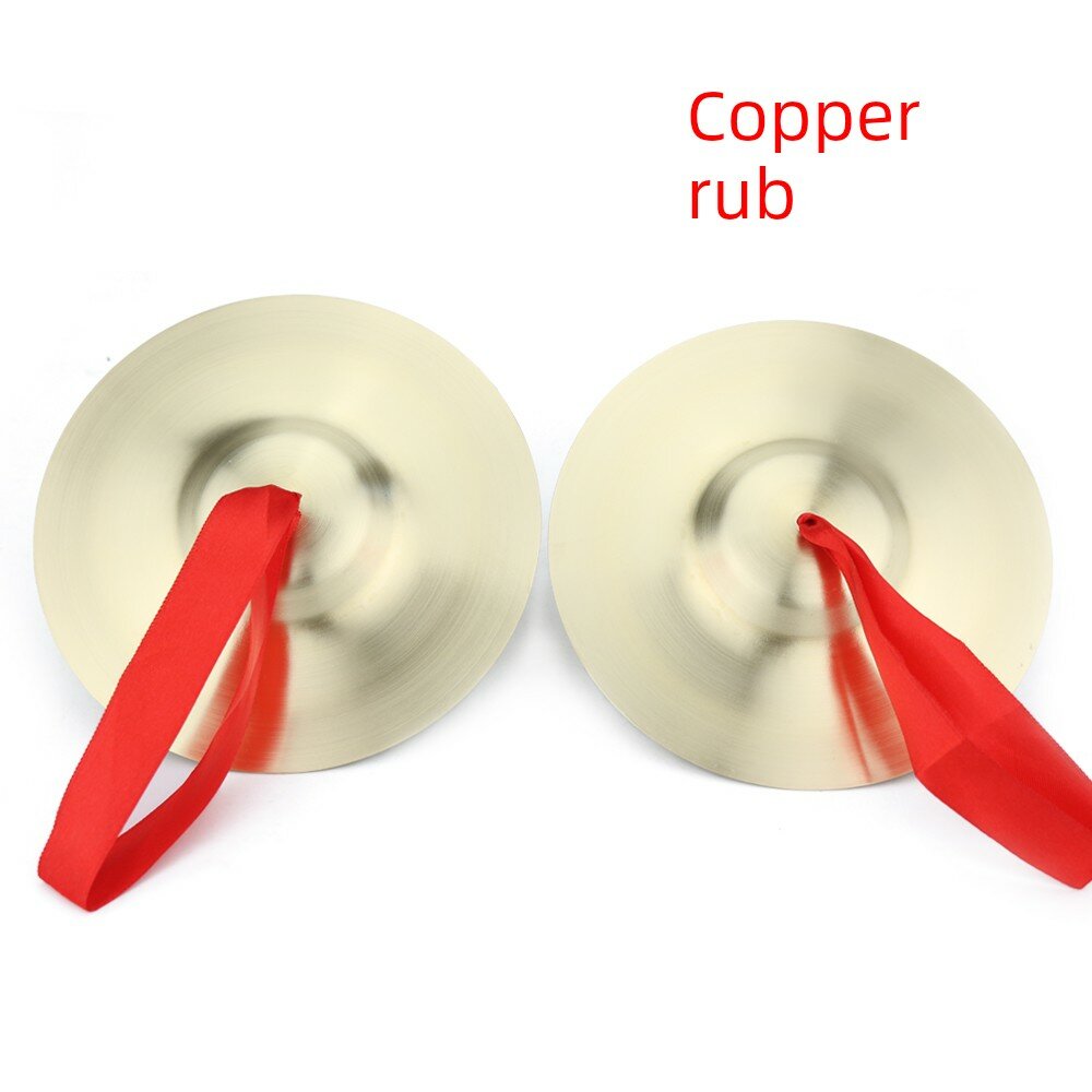 Медный цимбал для детей, диаметр 15 см, высококачественный звук, детский перкуссионный набор