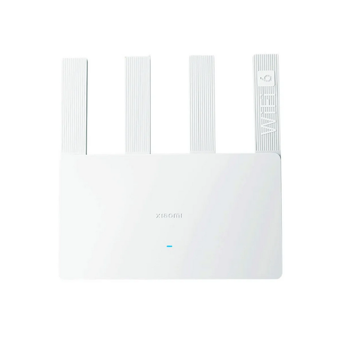 Маршрутизатор Xiaomi Router AX3000E CN, ~316–590 г. [1, 2, 3, 5, 6, 7], Белый, 4 внешние всенаправленные антенны.