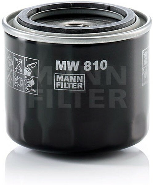 Фильтр масляный MANN MW810 Moto
