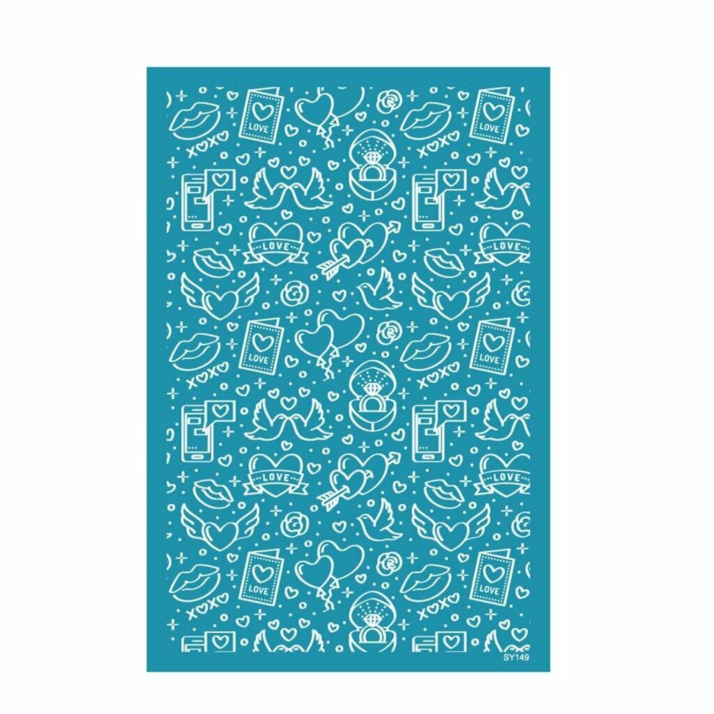 Трафарет «Сердце» для лепки и печати, SY149