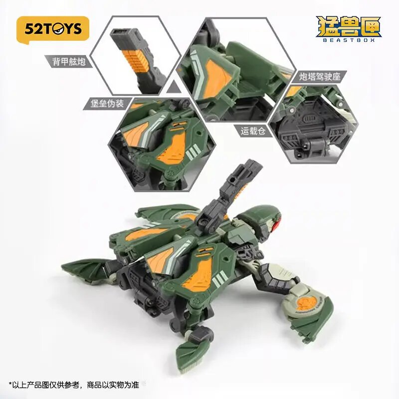 Коллекционная фигурка-трансформер BEASTBOX 52TOYS BB-24 «Разрушенный Риф»