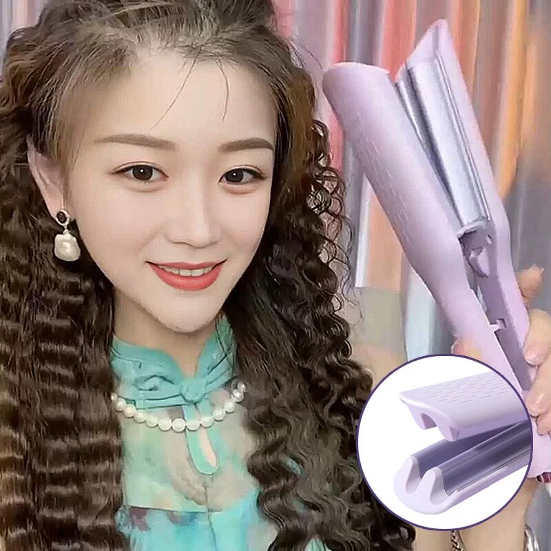 Бигуди для глубоких локонов 10 мм, для создания эффекта «яичного рулета» и водной волны, маленькие бигуди для