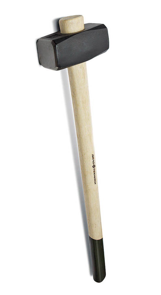 Кувалда с деревянной рукояткой 5 кг , 321500 , сталь, Дело Техники.