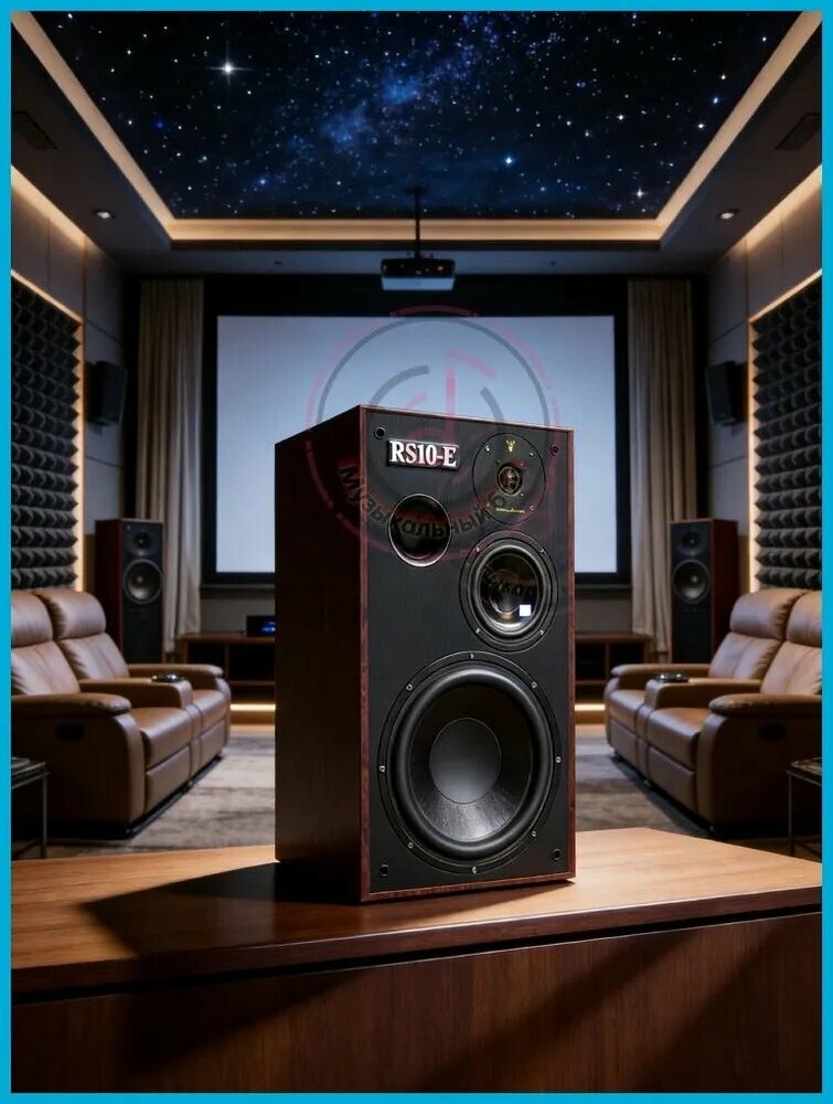 Трехдиапазонный/10-дюймовый высокомощный HIFI-динамик для книжных полок мощностью 150 Вт-500 Вт / один