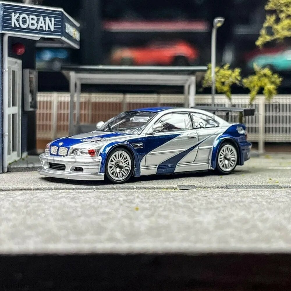 DCM 1:64 BMW M3 GTR E46 NFS Легковая модель автомобиля