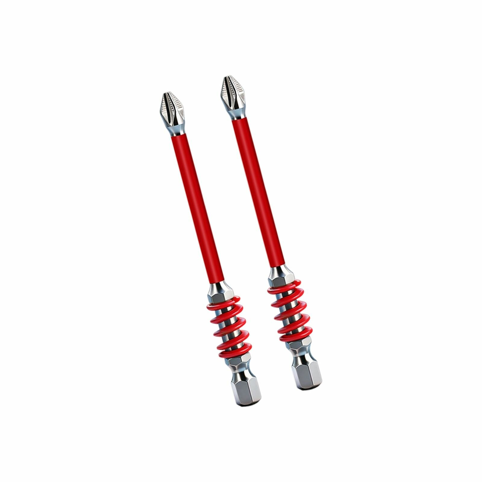 2 шт 635 мм антискользящие сверла с пружиной и магнитным держателем