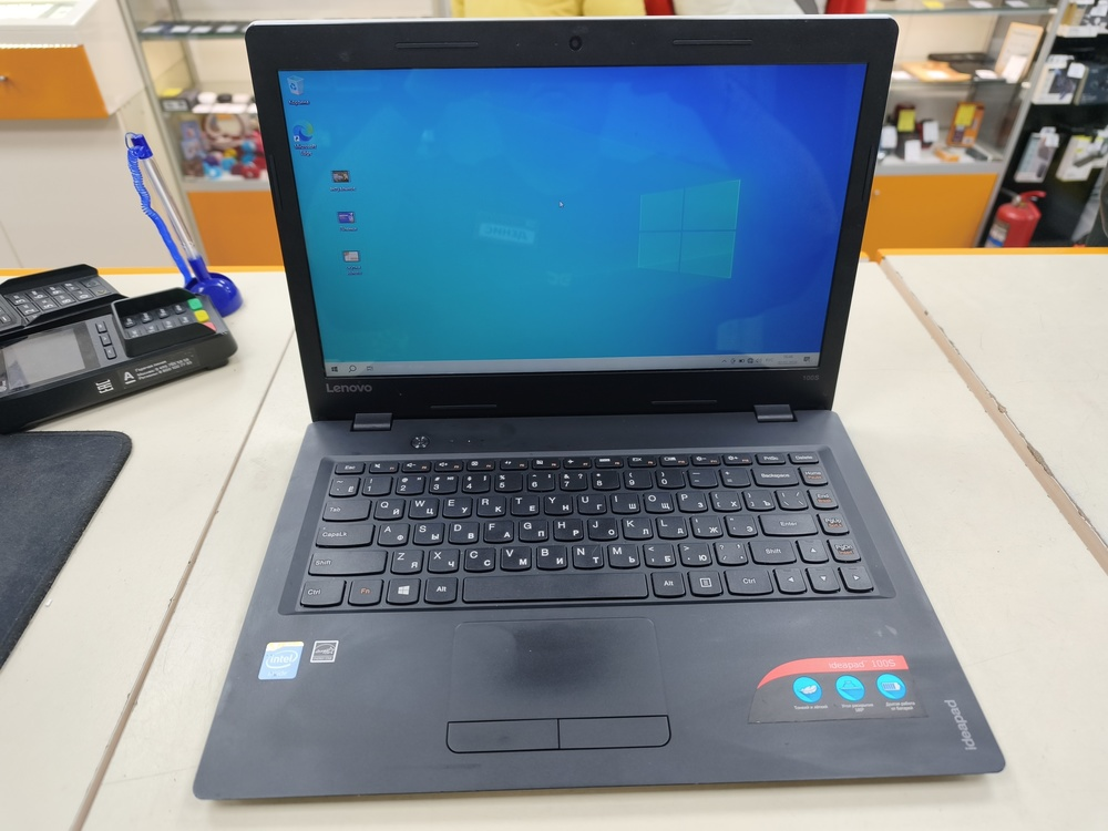 Ноутбук Lenovo Ideapad 100S, экран 15,6"; Celeron N3050, HD Graphics, 2 Гб, 64 Гб (Б/У) уценка