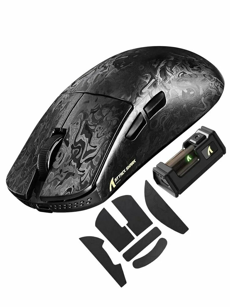 YI CHENG JIA Игровая мышь беспроводная R11ULTRA, черный матовый
