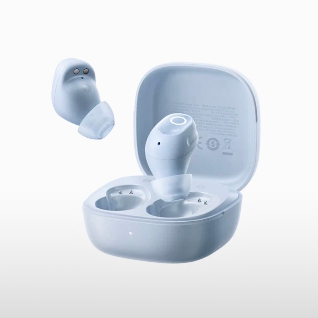 Беспроводные наушники Baseus Bass BD1 Bluetooth 5.4 с активным шумоподавлением Galaxy Blue