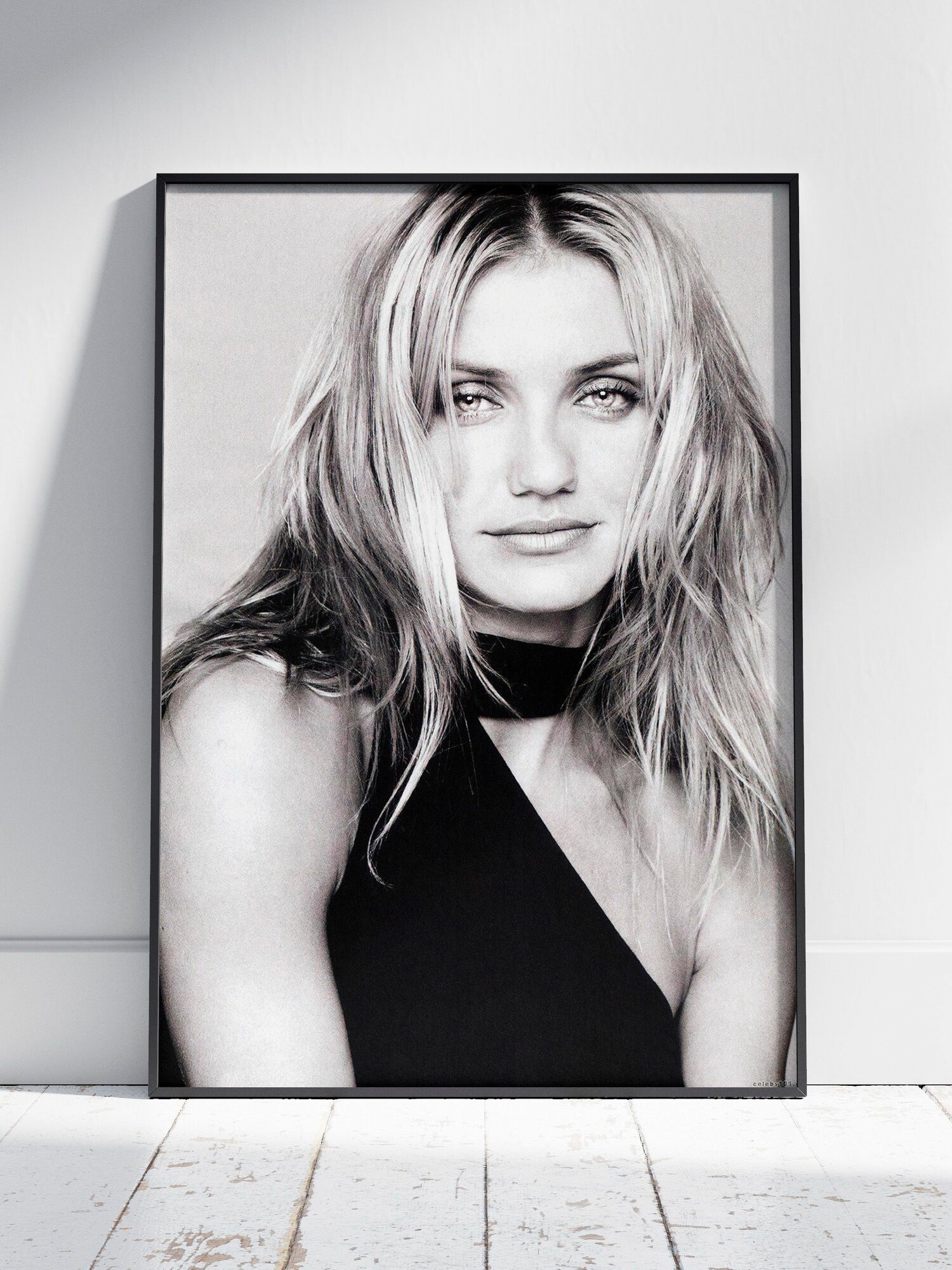 Плакат на стену для интерьера Кэмерон Диаз (Cameron Diaz 5) - Постер по актеру фильма, кино, сериала формата A4 (21x30 см)