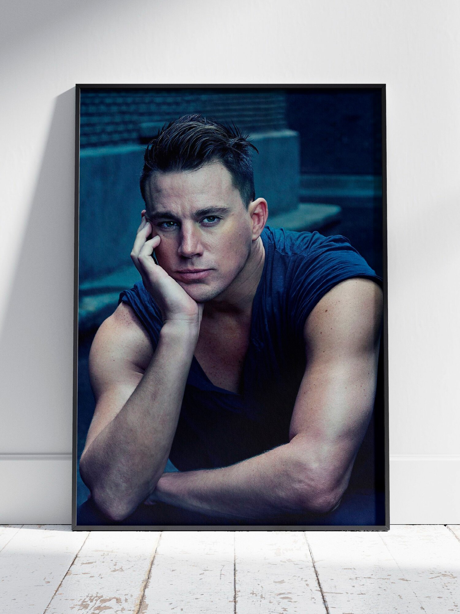 Плакат на стену для интерьера Ченнинг Татум (Channing Tatum 47) - Постер по актеру фильма, кино, сериала формата A4 (21x30 см)