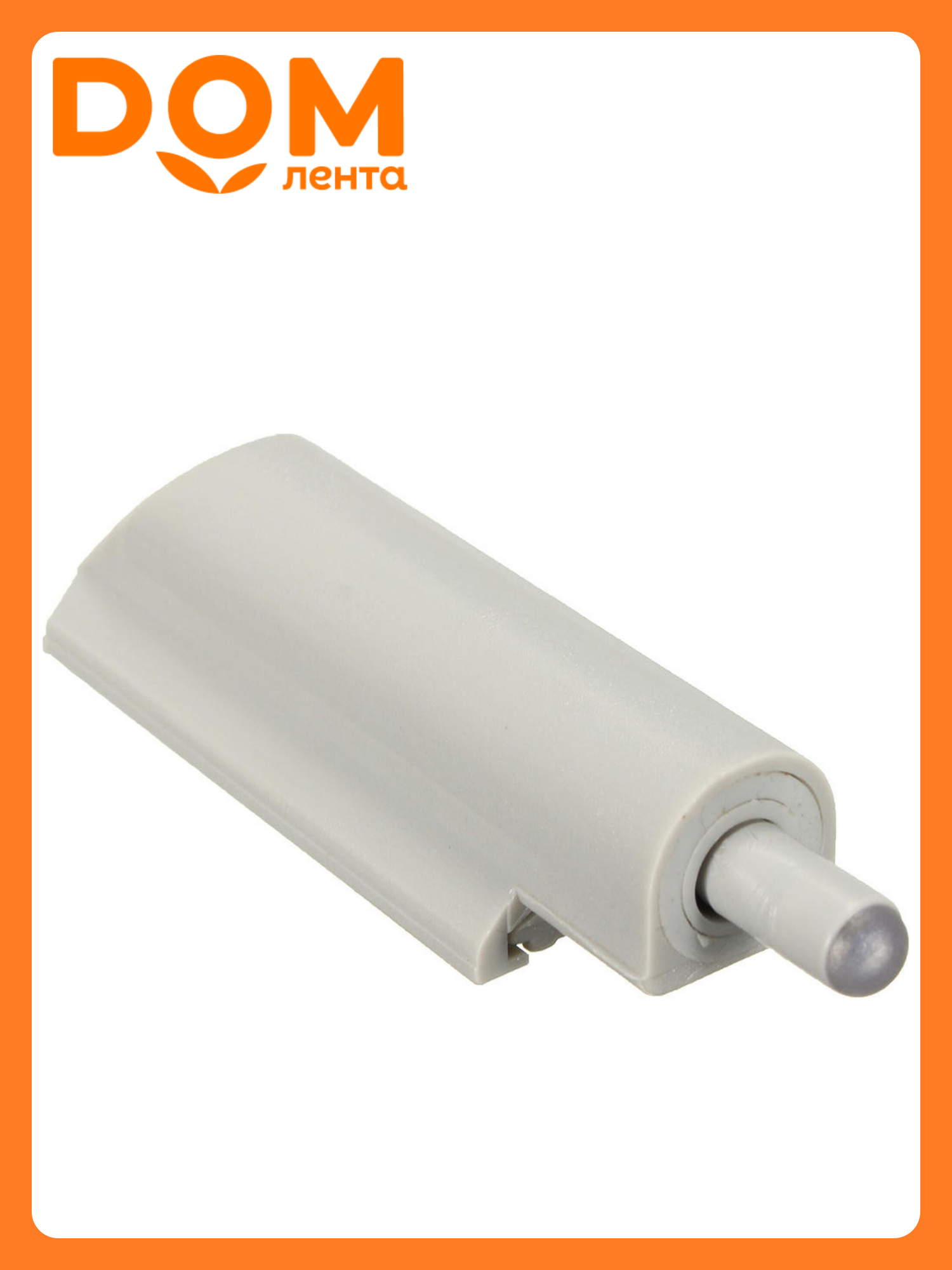 Демпфер Tech-KREP, для мебели, пластик, белый, бесшумный, 12x23 см