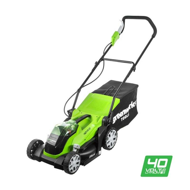 Газонокосилка аккумуляторная Greenworks G40LM35K4 40V