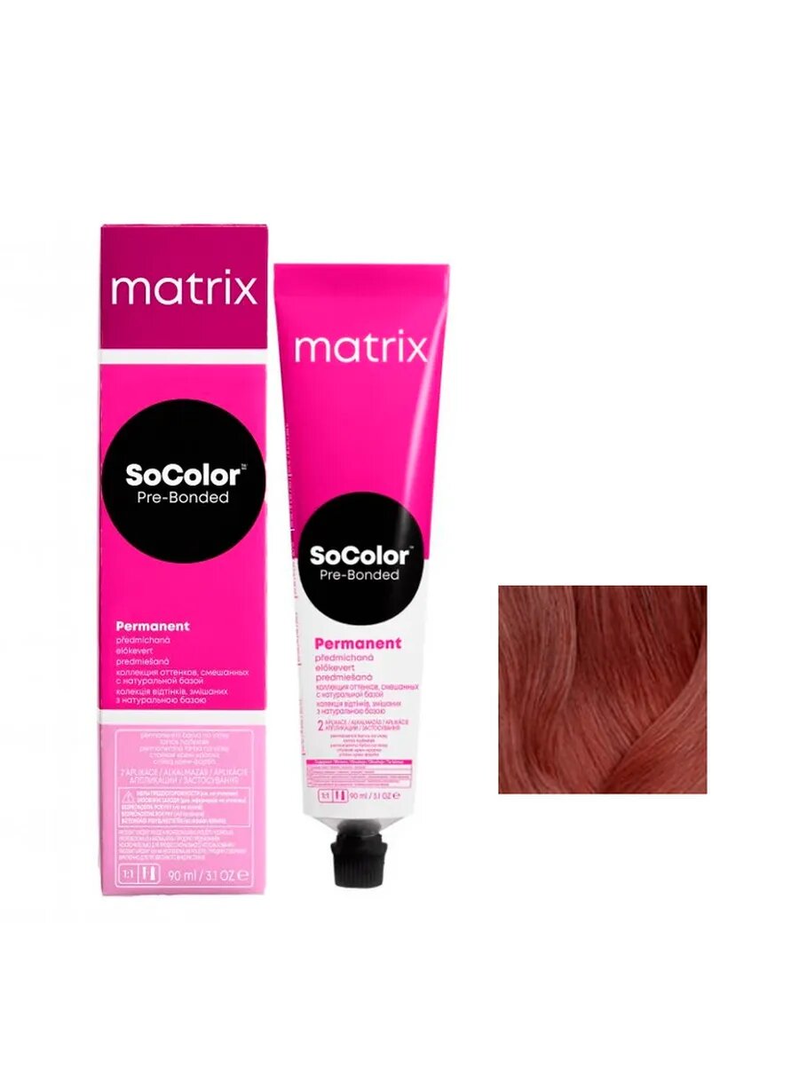 MATRIX SoColor Pre-Bonded 6M Краска для волос SoColor 90 мл