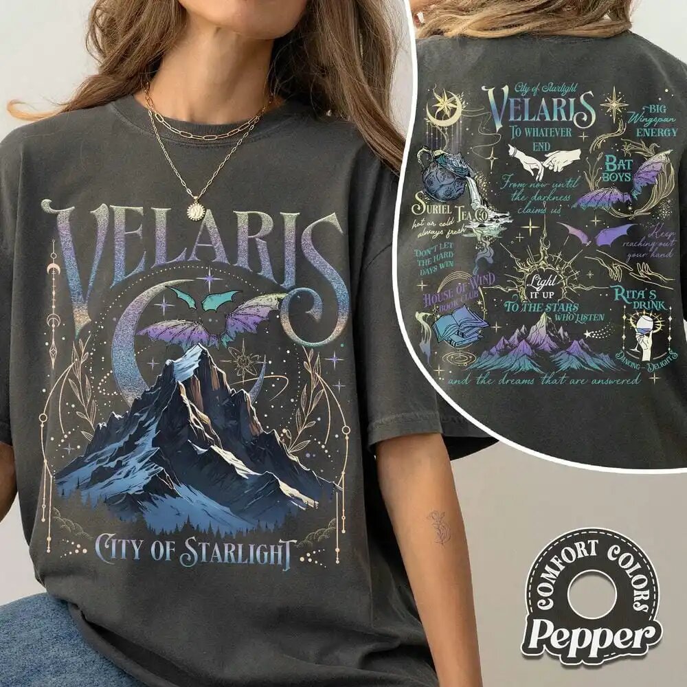 Толстовка Velaris City of Starlight, серый, M