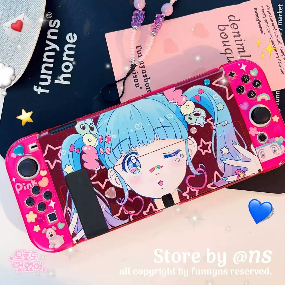 Чехол Taobao, для Nintendo Switch, с каппами джойстика, защитный
