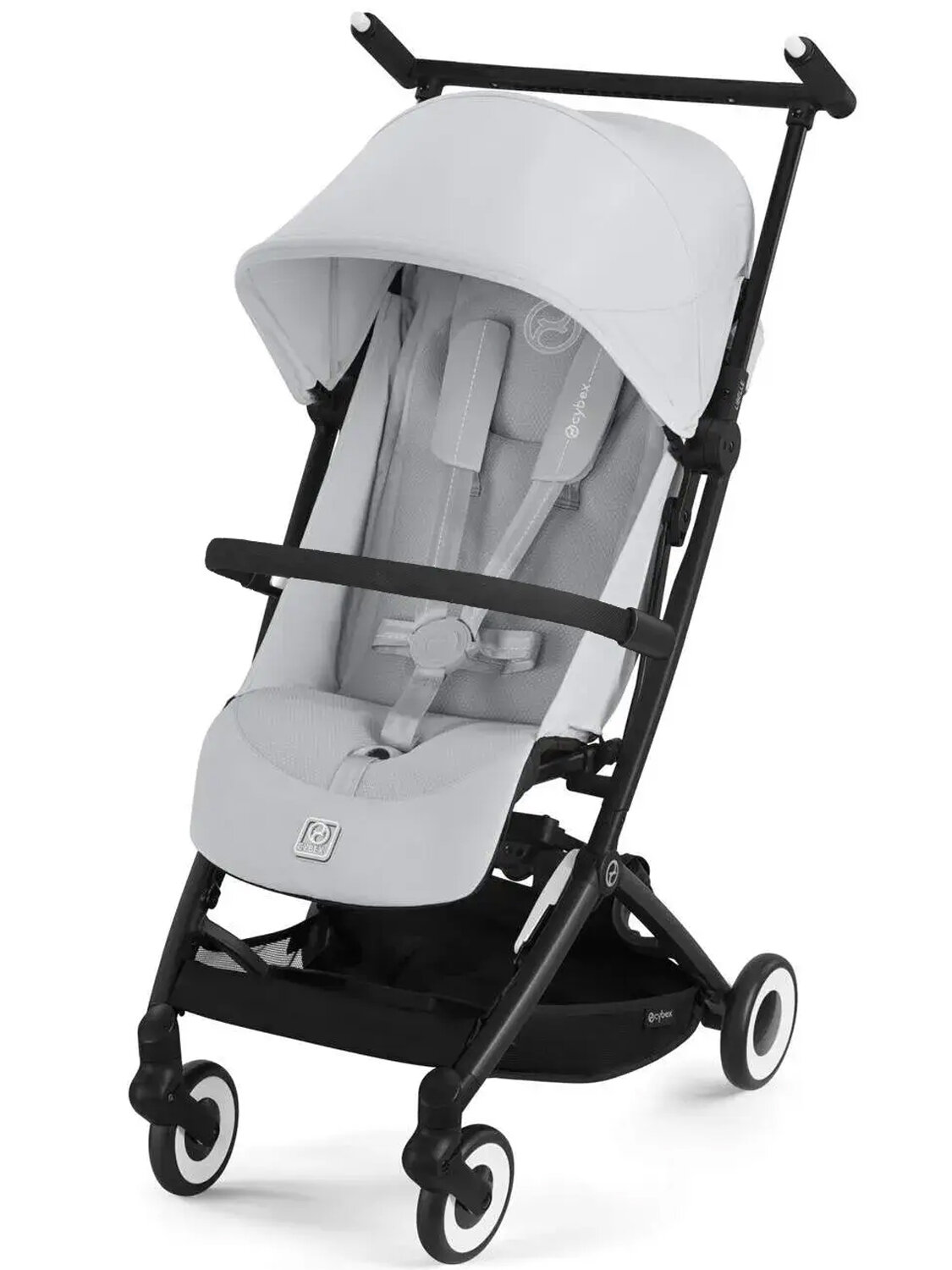 Коляска прогулочная Cybex Libelle BLK, св. серый (fog grey) с дождевиком и бампером