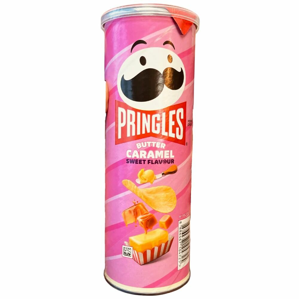Картофельные чипсы Pringles Butter Caramel 110г (Корея)
