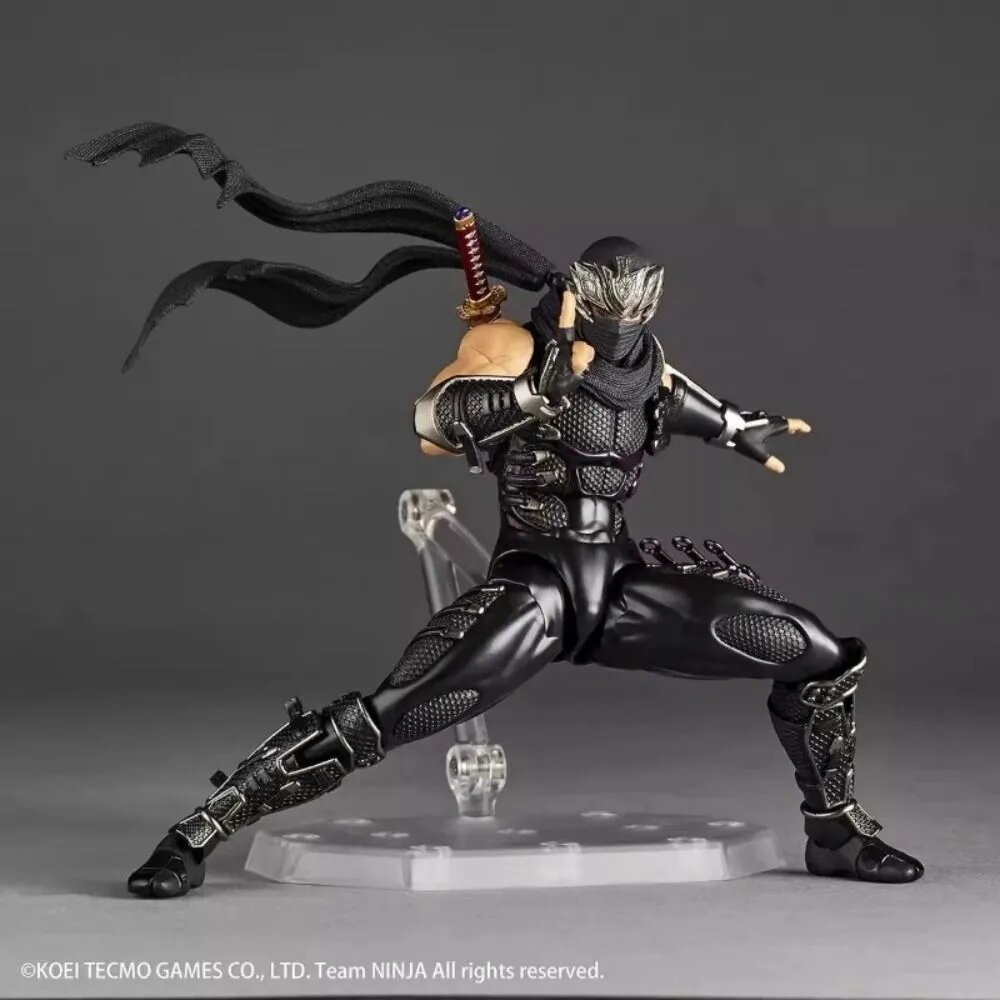Kaiyodo Revoltech Удивительное Yamaguchi Ninja Gaiden Ryu Hayabusa Action Figure ПВХ Модели Коллекционные