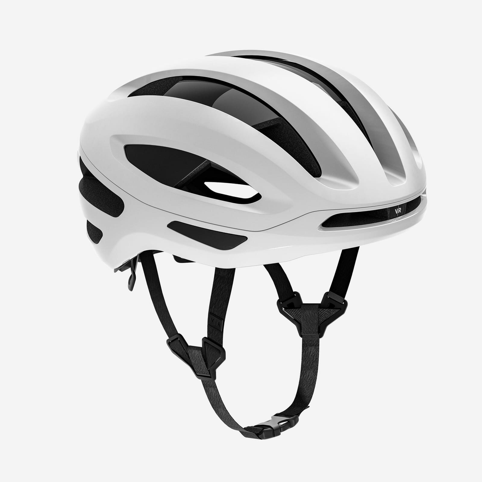 DECATHLON шлем защитный Decathlon Van Rysel EDR MIPS, жемчужно-серый/черный, L