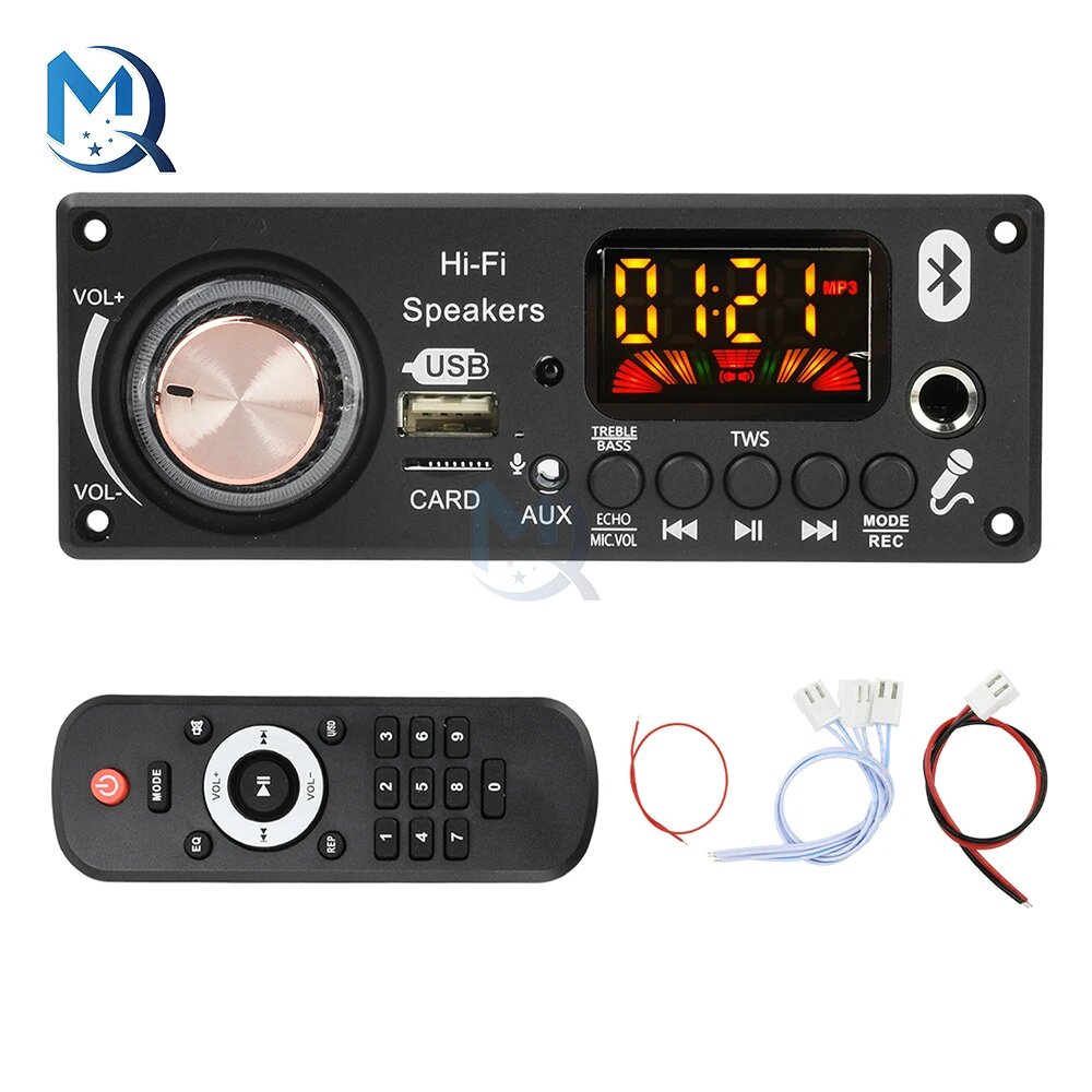 MP3 Декодер Ziqqucu D187BT с большим пультом