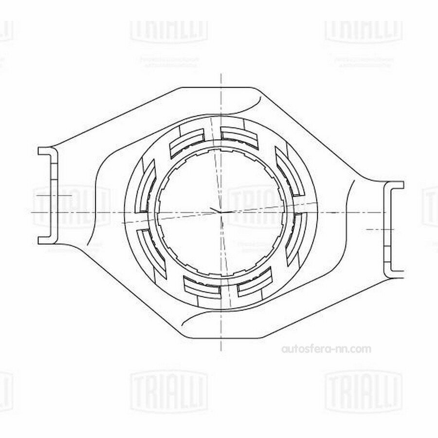 TRIALLI CT1015 Муфта выкл. сцеп. для а/м Ford Escort VI (95-) (мех.) (CT 1015)