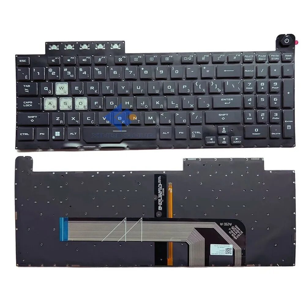 Новая клавиатура для ASUS TUF Gaming F15 FX506 FA506 FA506 FA506Q FX506L FA506U FX706 FA706 с подсветкой RGB