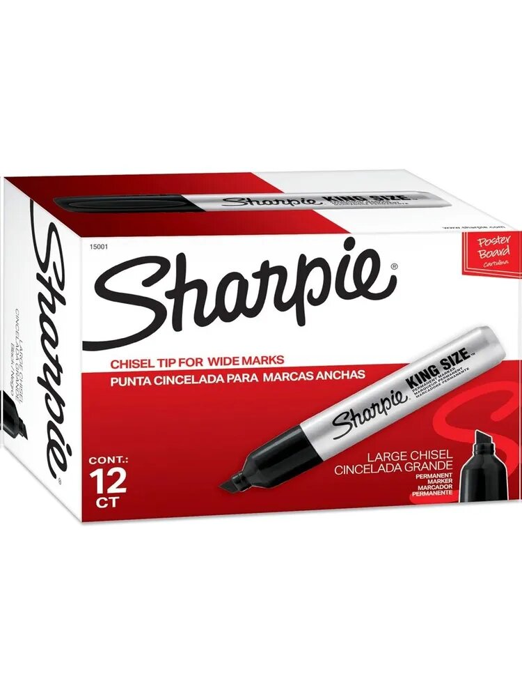 Sharpie Маркер Акварельный, толщина: 4 мм, 12 шт. Промышленный, для граффити