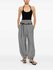 Брюки WHITE SAND Pinstripe drawstring-cuff trousers, размер 44