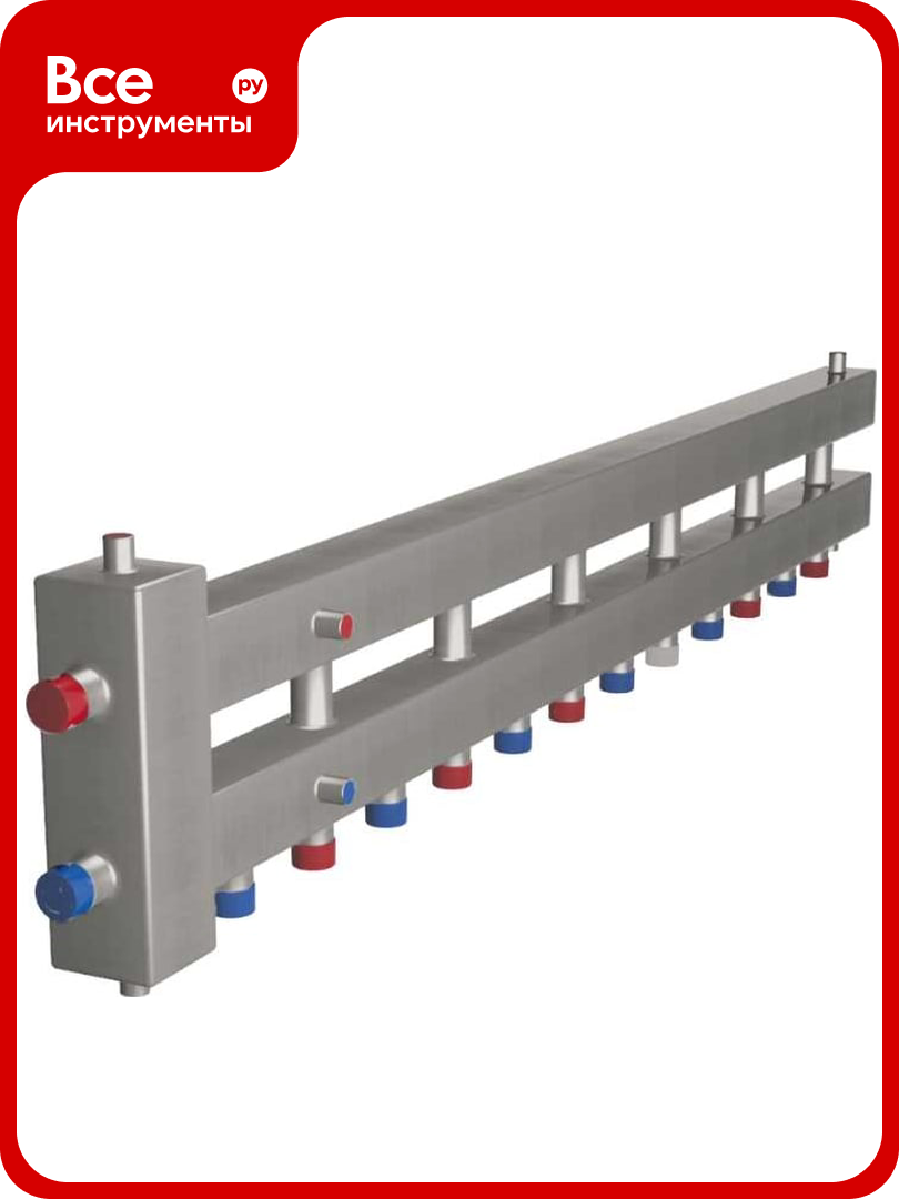 ГРУ+КМГ RISPA 60-7ВН нерж 304 с 3-мя кронштейнами ГРУ+КМГ 60-7ВН нерж. GRUKMG607VNAISI