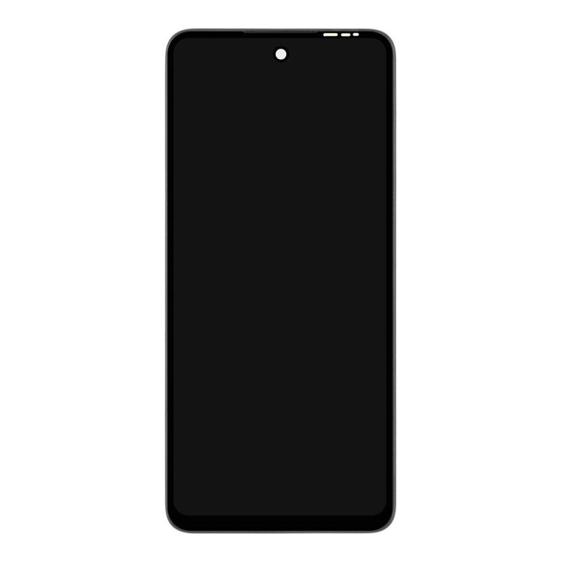 Дисплей (экран) в сборе с тачскрином для Tecno Spark 20 (KJ5) черный с рамкой (Premium LCD) / 720x1612