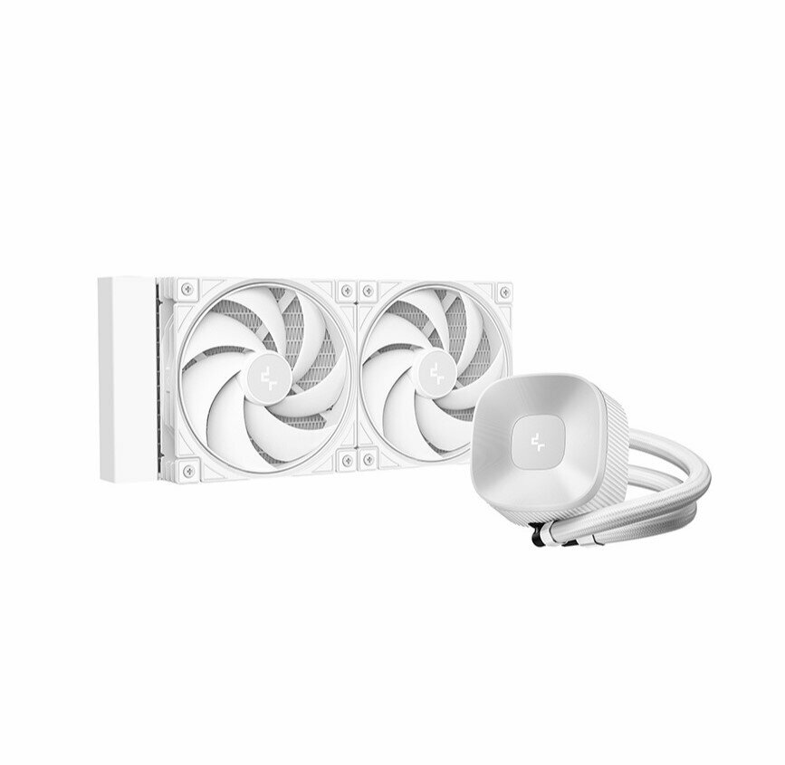 Система водяного охлаждения для процессора DeepCool LE240 V2 PURE WHITE, белый
