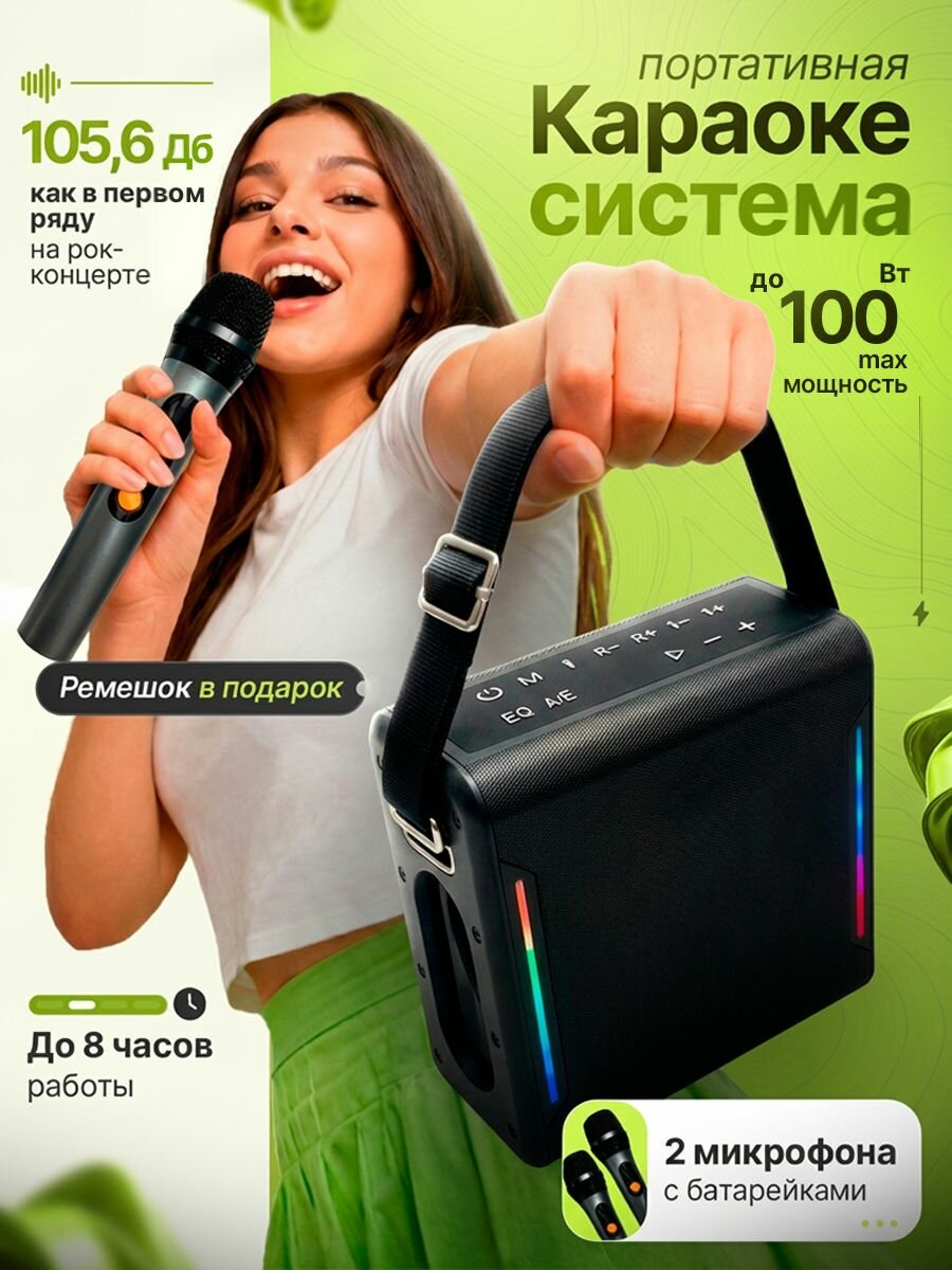 Караоке система с двумя микрофонами VR Pro