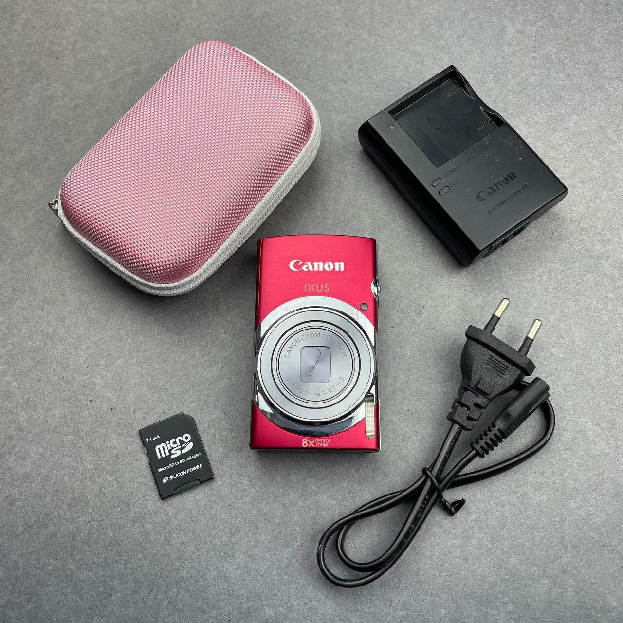 Цифровой компактный фотоаппарат Canon Digital IXUS 150, красный