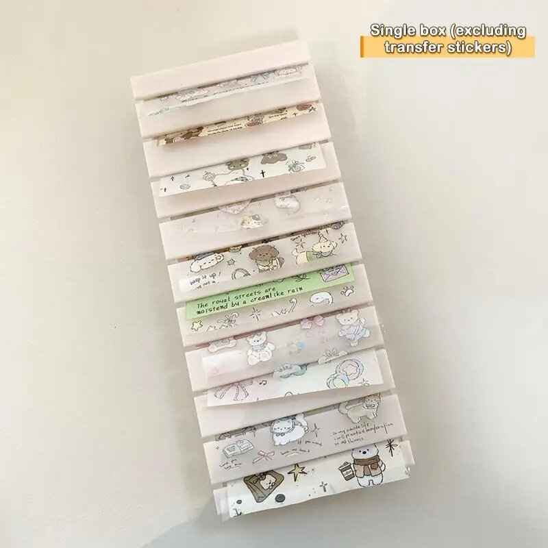 Коробка для хранения бумаги для нейл-арта AQTOCNA, Apricot