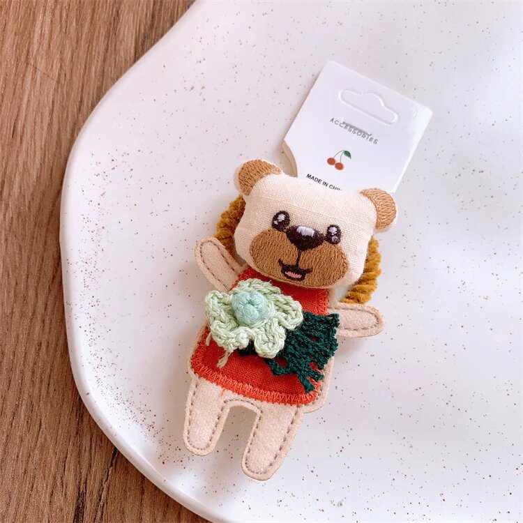 Резинка для волос Белый Wool bear