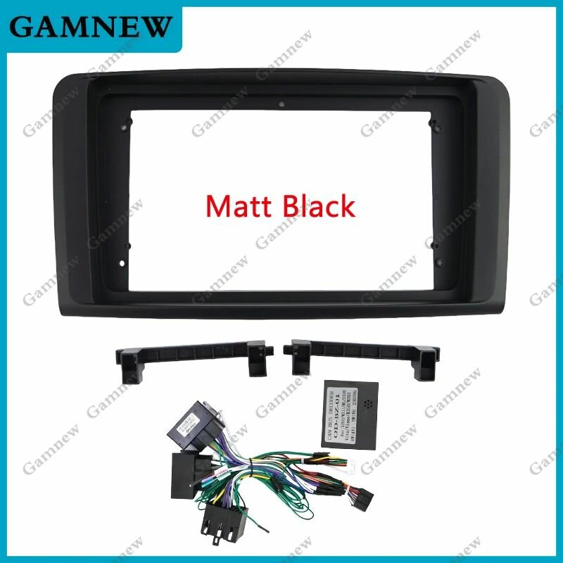 Переходная рамка под 9 дюймовую магнитолу для Mercedes-Benz ML W164 GL X164 2006-2011 — для установки Android.